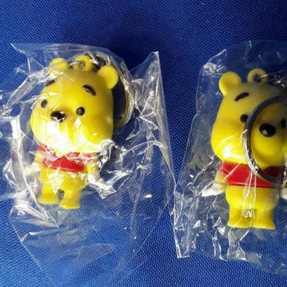 Disney | Accessories | 2 Winnie The Pooh Key Chains | Poshmark